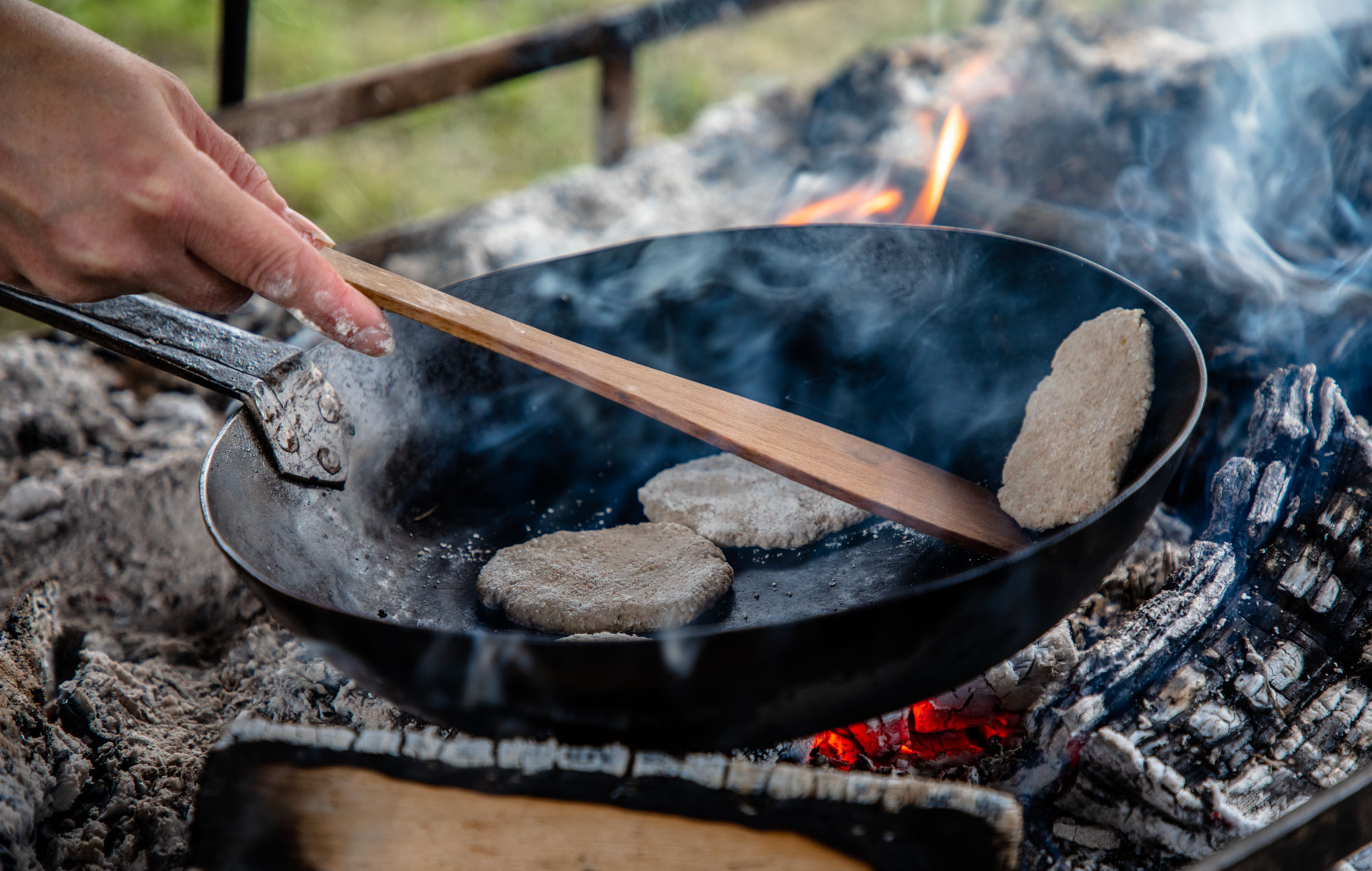 Making Early Medieval Flat Bread - Vikings of Middle England Blog